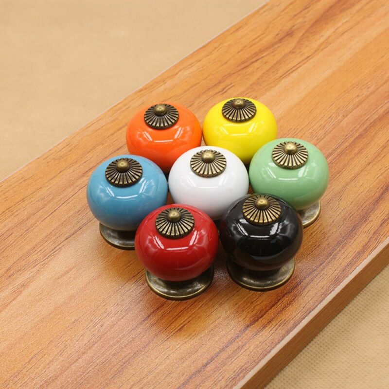 Colourful Round Ceramic Knobs [Runda Keramisk] | Depot Direct